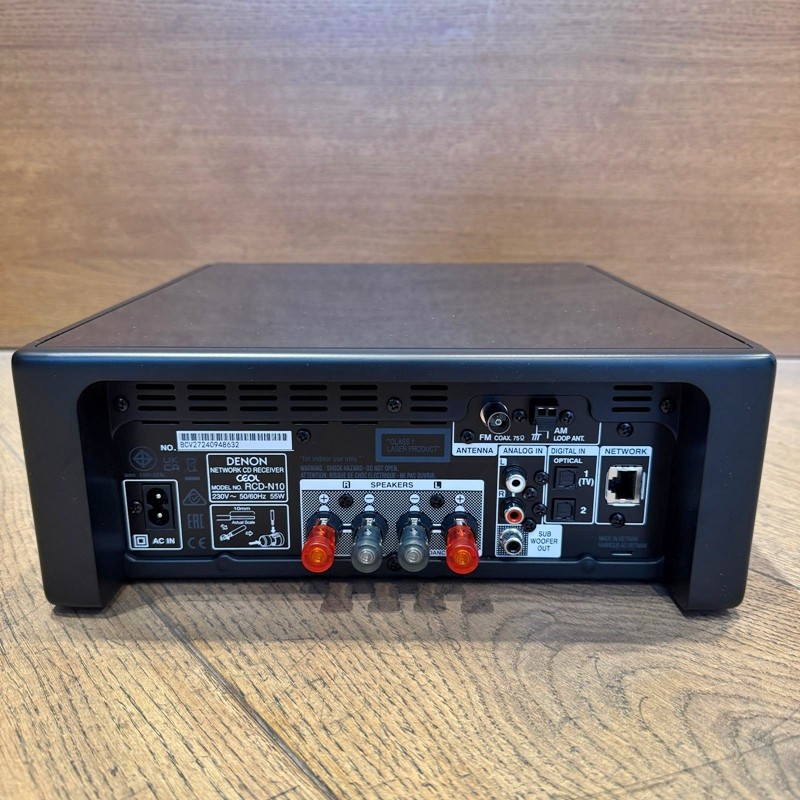 Denon RCD-N10 | Amplificador con Streamer y CD - Color Blanco Plata ...