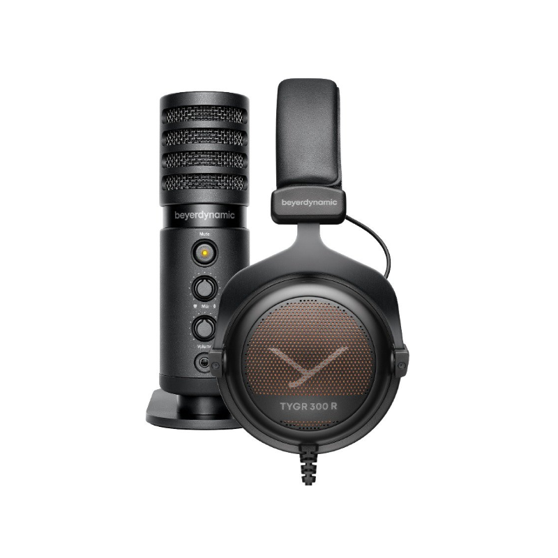 Beyerdynamic Team TYGR | Auriculares Abiertos TYGR 300R y Microfono USB Fox